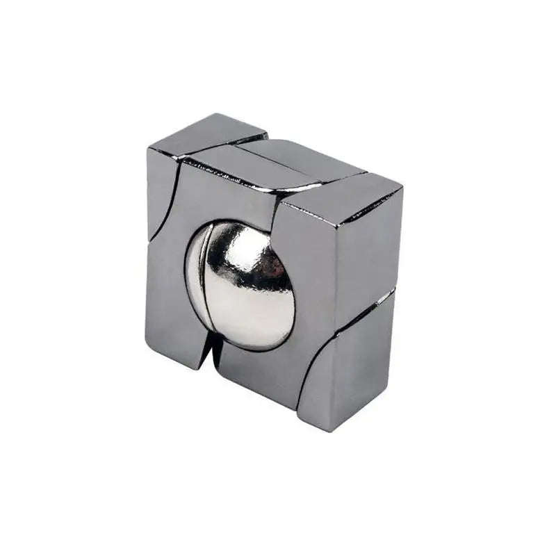 Mind Twisting Metal Brain Teaser Puzzle - High-Quality IQ Logic Game