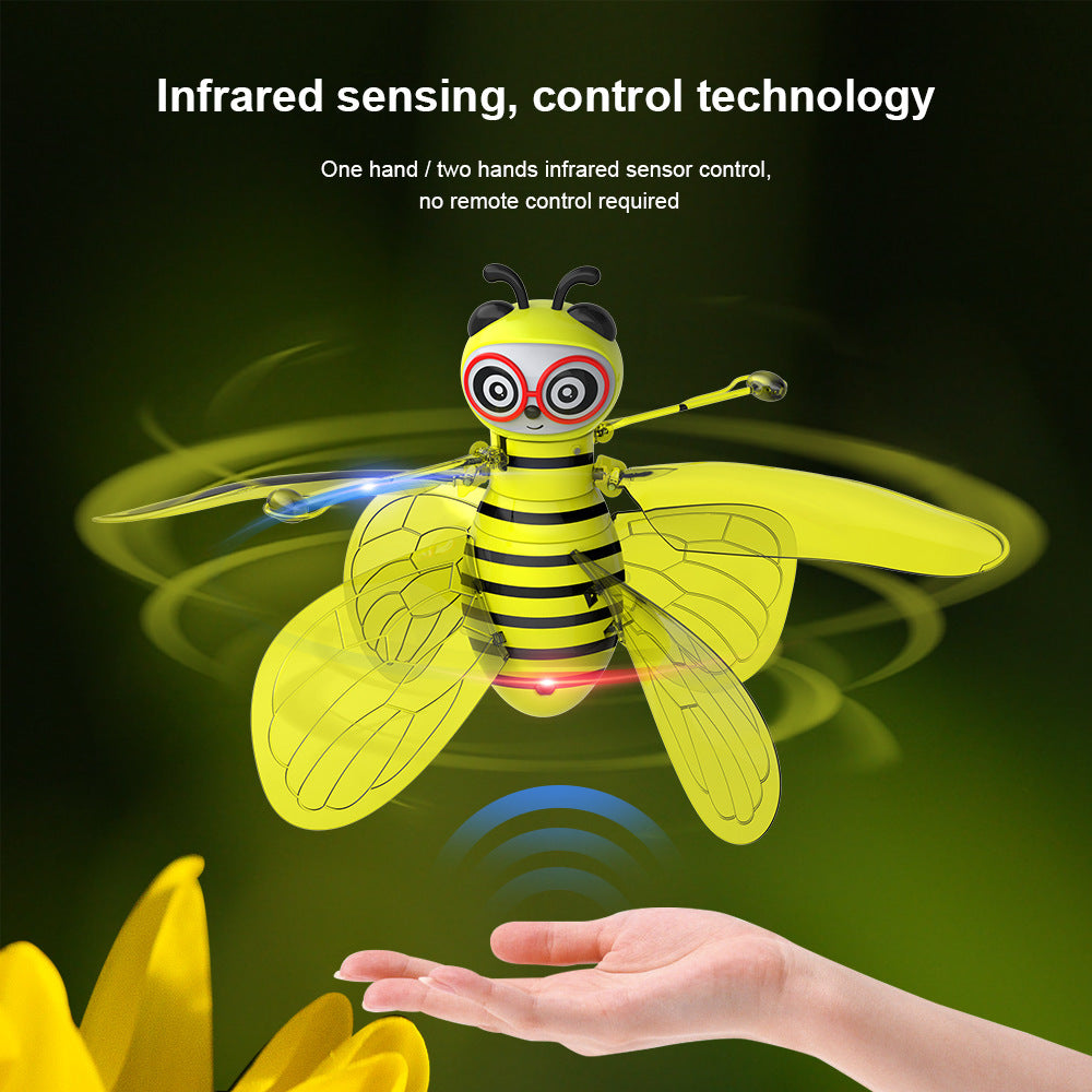 Mini Flying Bee Drone | Indoor RC Infrared Induction Helicopter